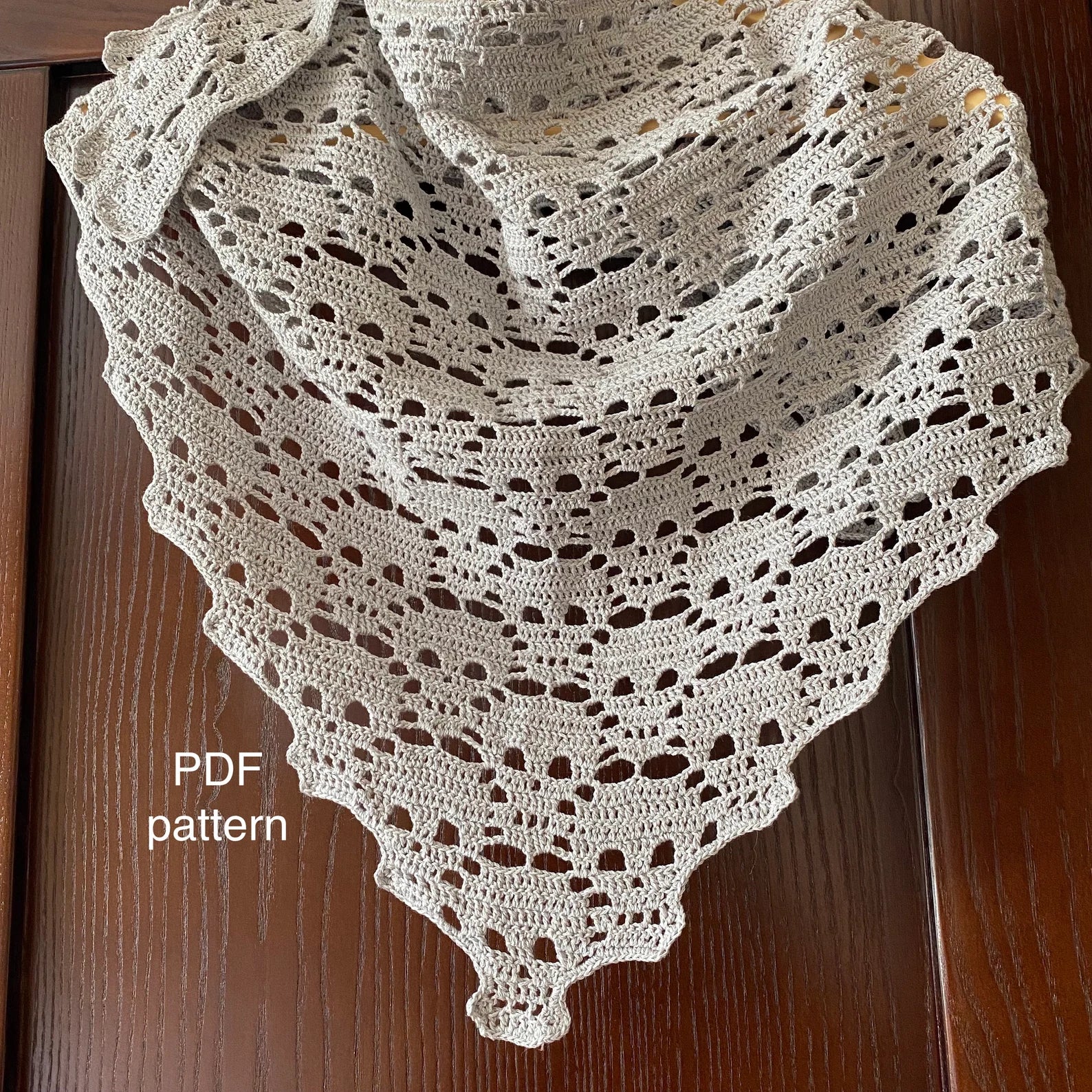 💀 Lost Souls Skull Shawl – Crochet Pattern 🧶 – Cielcraft