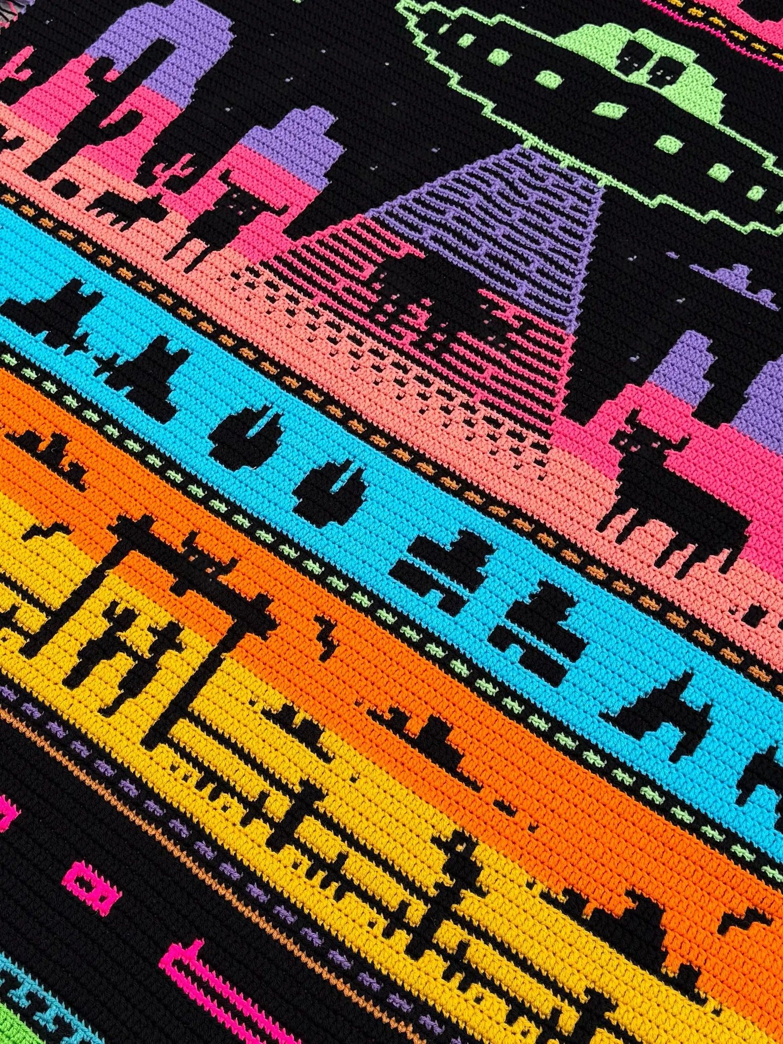 👽🤠 Alien Rodeo – Mosaic Crochet Blanket Pattern – Cielcraft